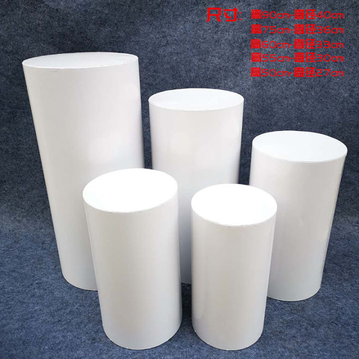 New wedding props wrought iron cylindrical dessert table welcome area ...