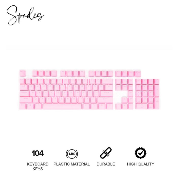Gigaware KG1 104 Keys | 87 Keys Universal Ergonomic Backlit Keycaps for ...