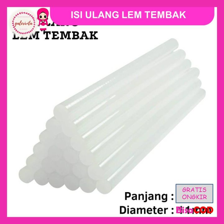 Isi Ulang Lem Tembak / Reffil Lem Tembak / Lem Bakar Kecil Glue Gun ...