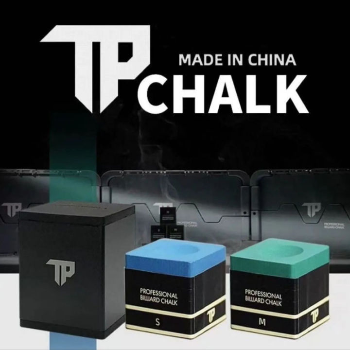 TP Chalk Fine Powder Billiard Chalk- Pool Cue Chalk Snooker Blue/Green ...
