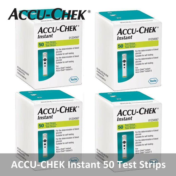 Accu-Chek instant Test Strips 50s 100S / accucheck Blood Glucose (EXP ...