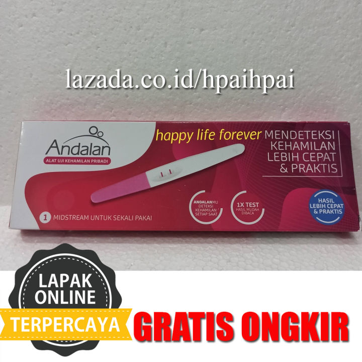 Testpack Andalan - Alat Test Kehamilan - Andalan Midstream - Andalan ...
