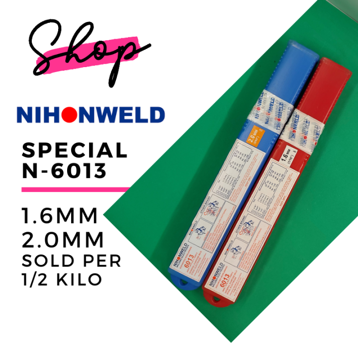 NIHONWELD WELDING ROD N-6013 2.0MM/1.6MM SPECIAL NIHONWELD WELDING ROD ...