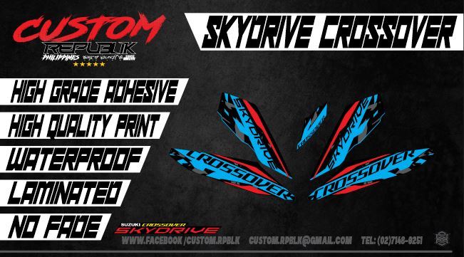 Suzuki Skydrive Crossover Stock Decals Set | Lazada PH
