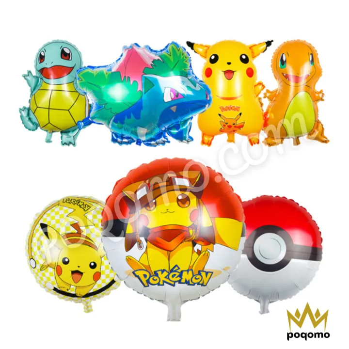 [SG Stock] Pokemon Pokeball Pikachu Charmander Foil Balloon Birthday ...