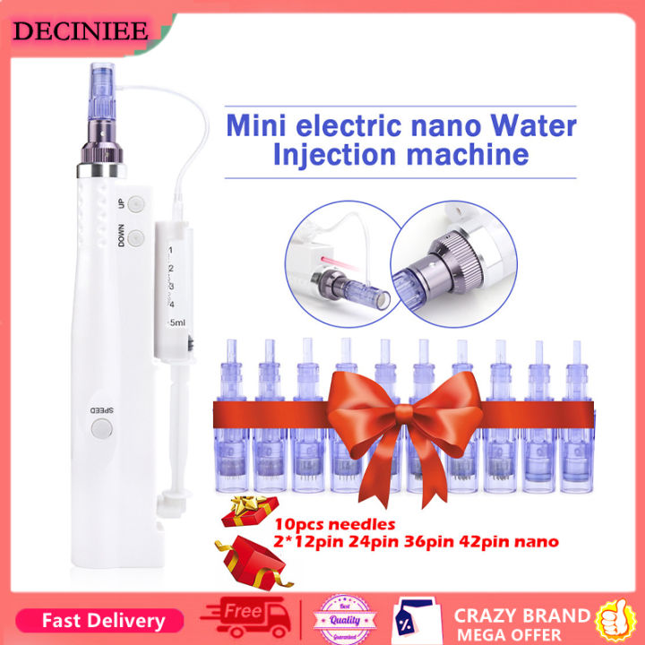 Hydra Injector Derma Pen Microneed-ling Water Injector Mesotherapy ...