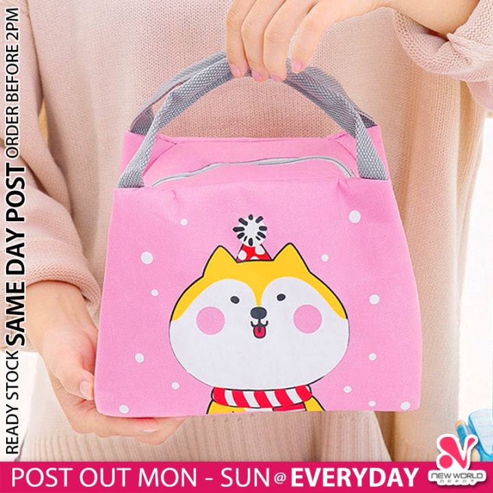 𝟲𝟬𝟬𝗗 𝗪𝗔𝗧𝗘𝗥𝗣𝗥𝗢𝗢𝗙 》Thermal Cooler Inner Aluminium Cartoon Lunch Box Carry ...