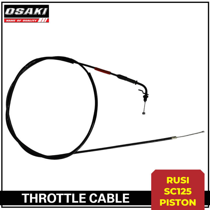 Osaki RUSI SC125 PISTON / DIAPHRAGM TYPE Motorcycle Throttle Cable ...