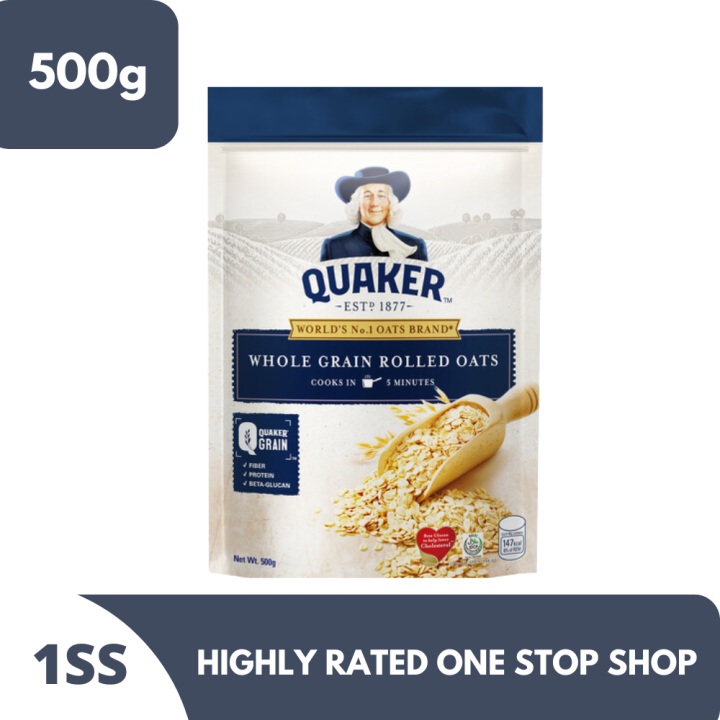 Quaker Whole Grain Rolled Oats 500g | Lazada PH