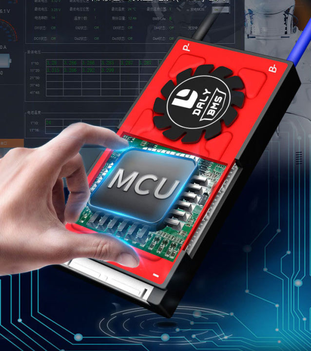 DALY Smart BMS บอร์ด APP Monitor สำหรับแบตเตอรี่ LiFePo4 Li ion 3.2V ...