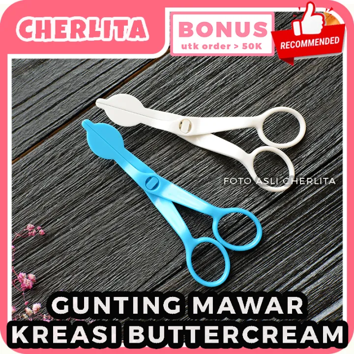 Gunting Mawar Flower Lifter Buttercream Plastik Berkualitas | Lazada ...