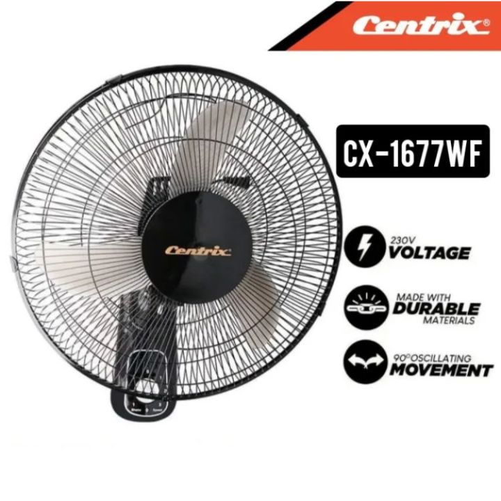 [FAST SHIPPING] CX 1677WF WALL FAN/ ELECTRICFAN/ AIR TREATMENT/ WALL ...