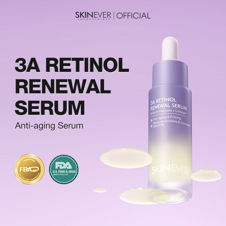 SKINEVER 3A Retinol Serum Stimulates Collagen Production Diminishes ...
