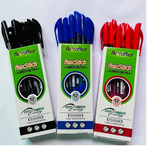 Flex Office Flextok and Flex Stick 12pcs. Ballpen 0.5mm and 0.7mm | Lazada PH