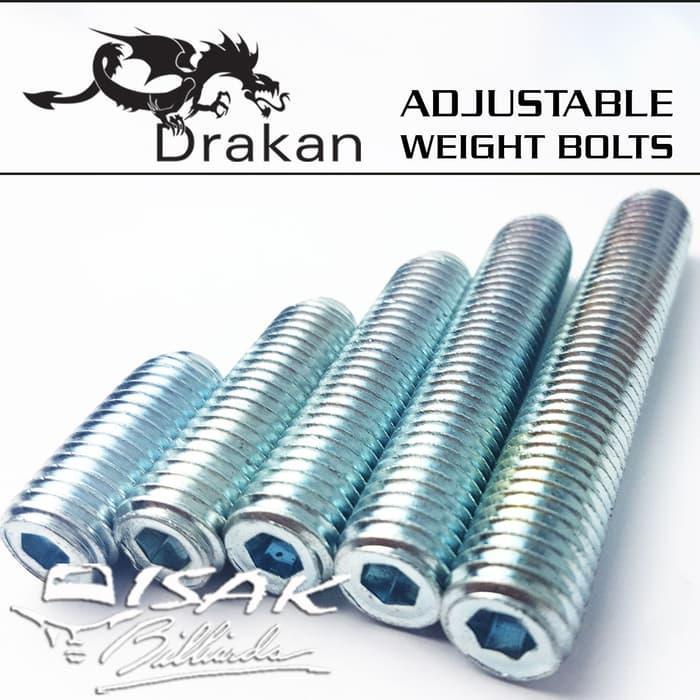 Drakan Weight Bolt - Baut Pemberat Stick Billiard Biliar Poison Cue ...