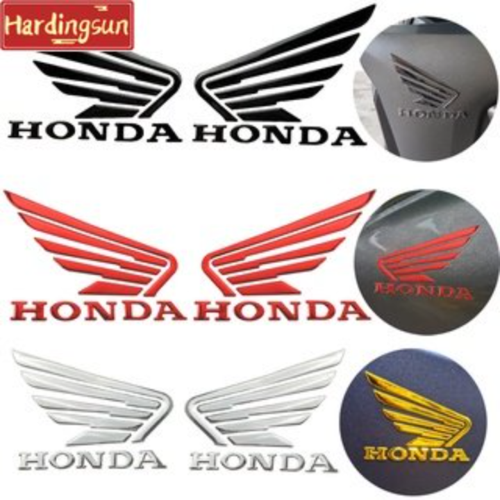 Hardingsun Honda Wing Logo For Motorcycle Tank Emblem 3D Soft Glue ...