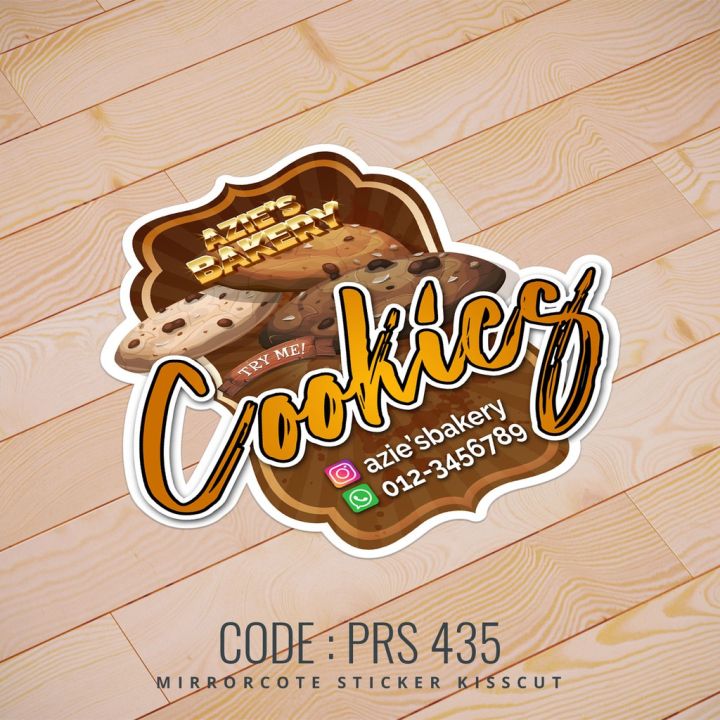 STICKER COOKIES KUIH RAYA STIKER PREMIUM COOKIES COKLAT DIP CHOCOJAR ...