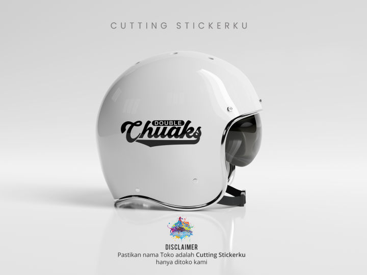 Chuaks Cutting Sticker Variasi Aksesoris Mobil Kaca Stiker Helm Bogo ...