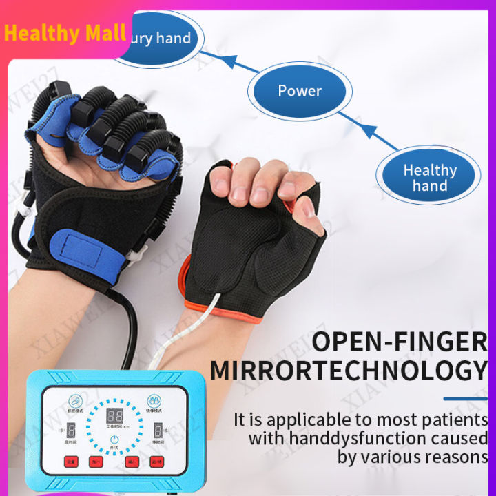 Automatic Rehabilitation Robot Gloves Rechargeable Portable Cordless ...