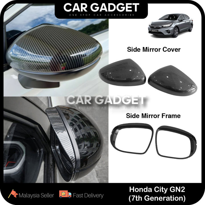Honda City GN2 (2020-2025) Side Mirror Carbon Frame Cover Fiber Car ...