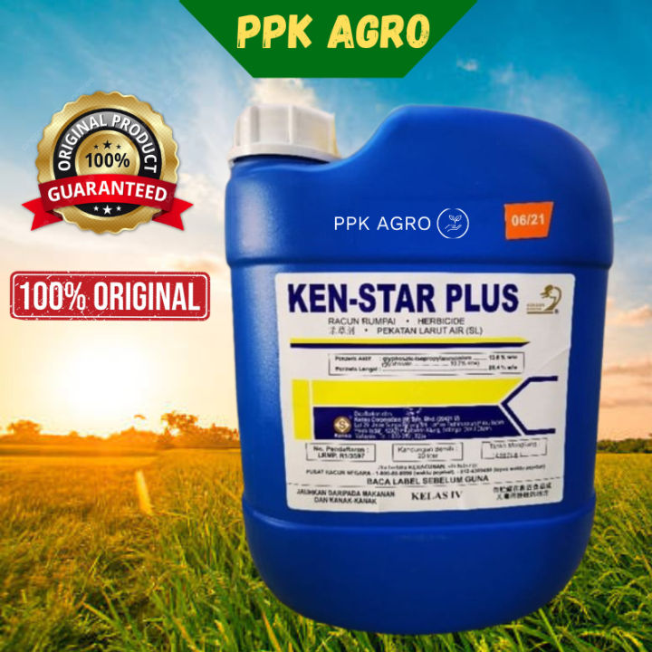20L Ken-Star Plus Kenso Glyphosate 13.6% Kenstar plus/ ken star untuk ...