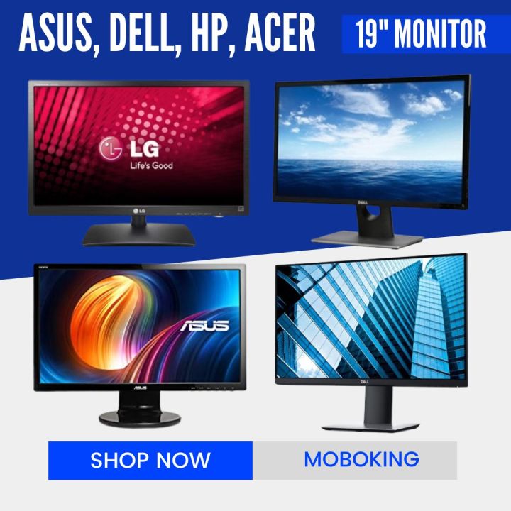 Monitor 24" 22" 19" Inch DELL HP ASUS SAMSUNG ACER LG Computer PC ...