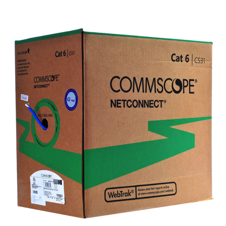 CAT6 UTP Cable (305m/Box) COMMSCOPE 23AWG (884023394/10) - A0045877 ...