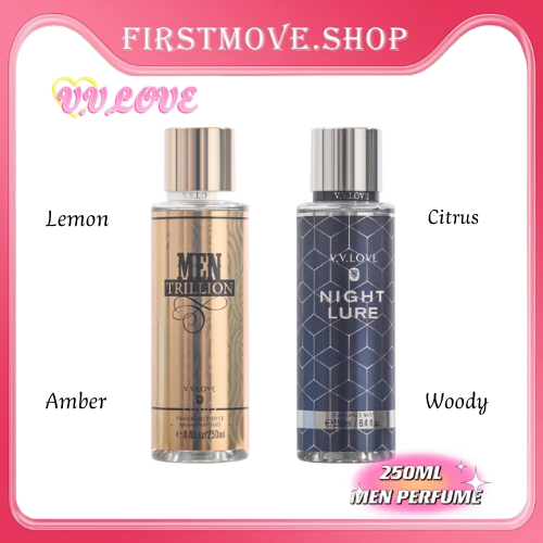 V.V. LOVE 250ML PERFUME FOR MEN BODY MIST | Lazada PH