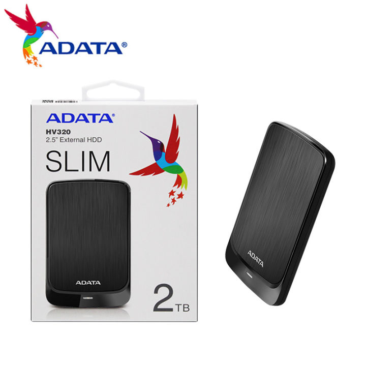 100 Original ADATA HV320 EXternal HDD 1TB 2TB 4TB 5TB High Speed 2.5 ...