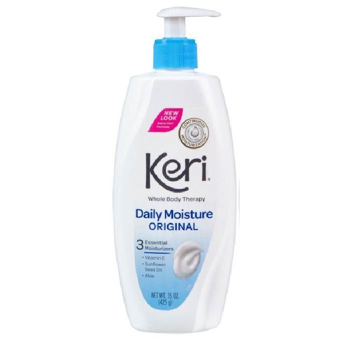 Keri Daily Moisture Original Dry Skin Therapy Lotion with Vitamin E ...