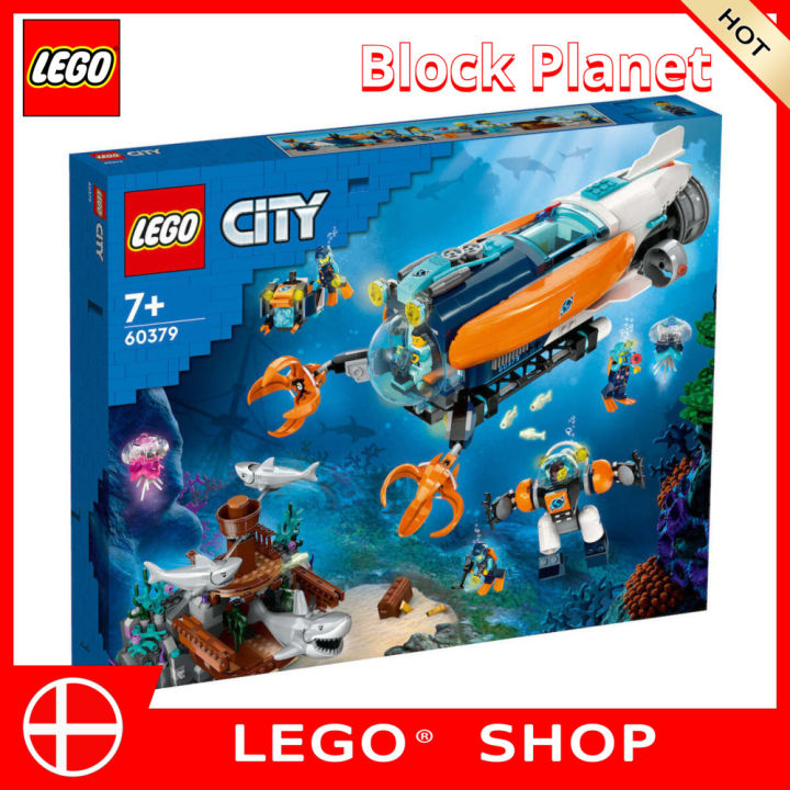 【Official】 LEGO 60379 City Deep-Sea Explorer Submarine -Block Planet ...