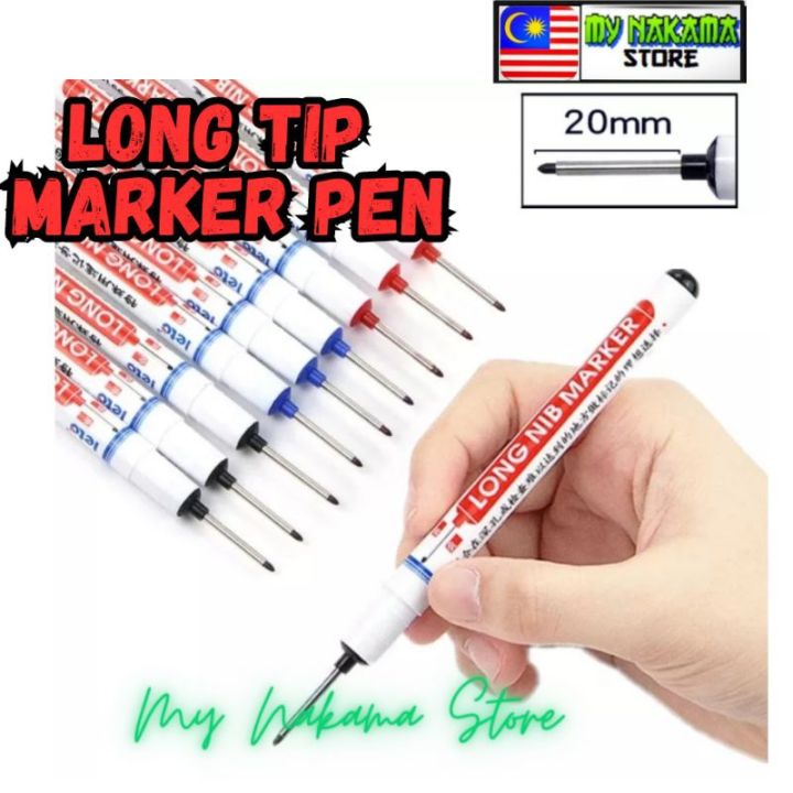 20mm Tip / Nib Marker Pen Multi Purpose Red Blue Black | Lazada