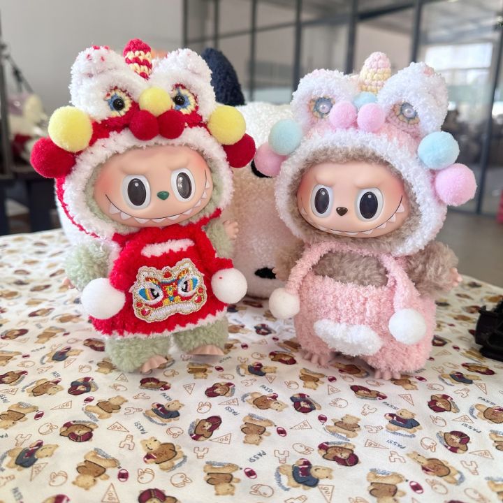 Baju Sahaja ] Pakaian Anak Patung Labubu Loket Pakaian Tahun Baru ...