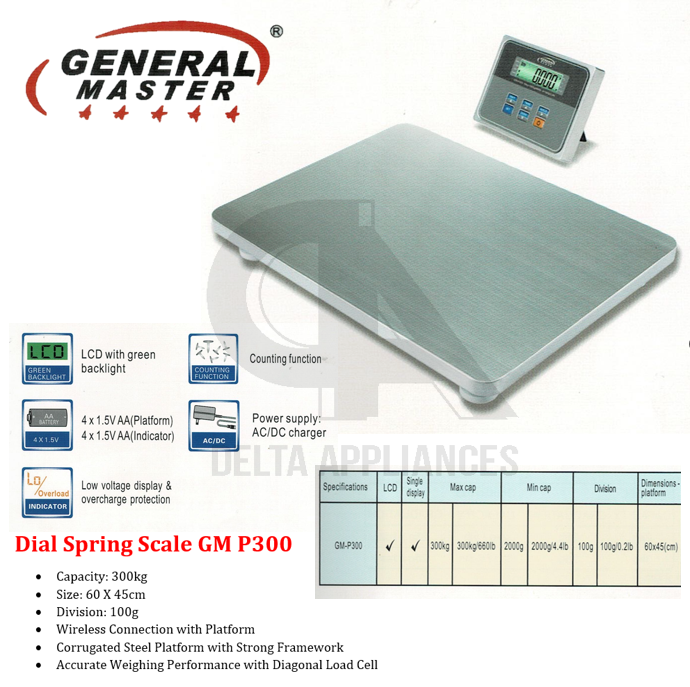 General Master GM P300 Dial Spring Scale General Master Weighing Scale ...