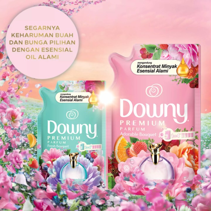 Downy Premium Parfum Fresh / Adorable Bouquet Pewangi dan Pelembut ...