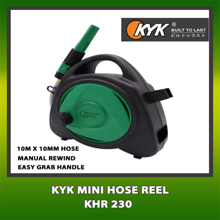 KYK PORTABLE HOSE REEL WITH 10 METERS HOSE KHR230 (AUTHENTIC) | Lazada PH