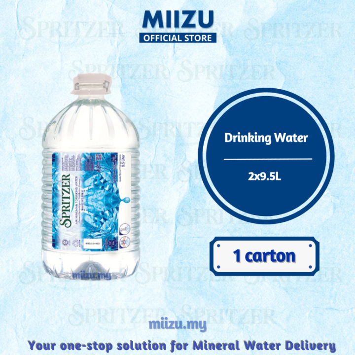 Spritzer Distilled Drinking Water 2x9.5L | Lazada