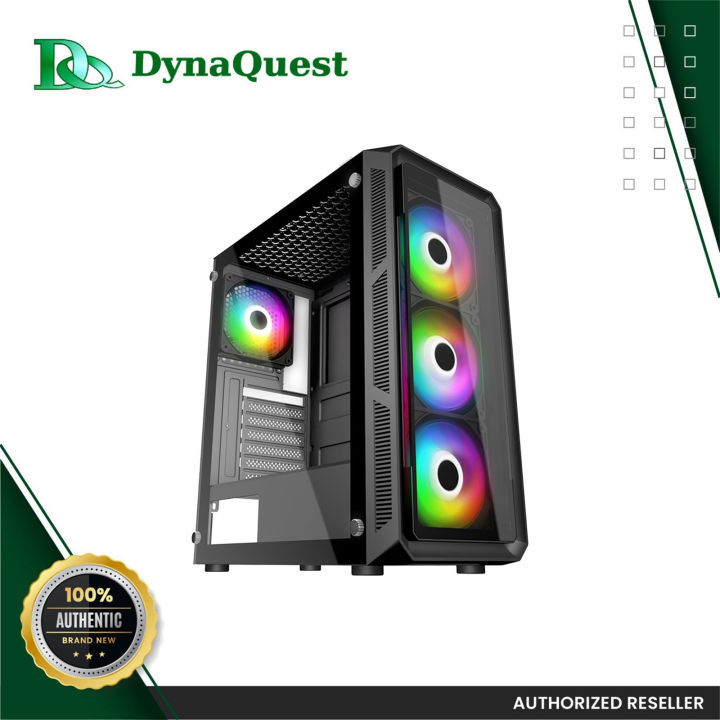 Trendsonic Frontier Hermes HE19A Tempered Glass Panel ATX Gaming Case ...