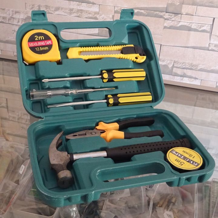 Alat Tukang Perkakas Repairing Tool Set 8 in 1 Servis Maintenance ...