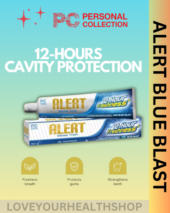 ALERT TOOTHPASTE BLUE BLAST BUY1 TAKE 1 FREE | Lazada PH