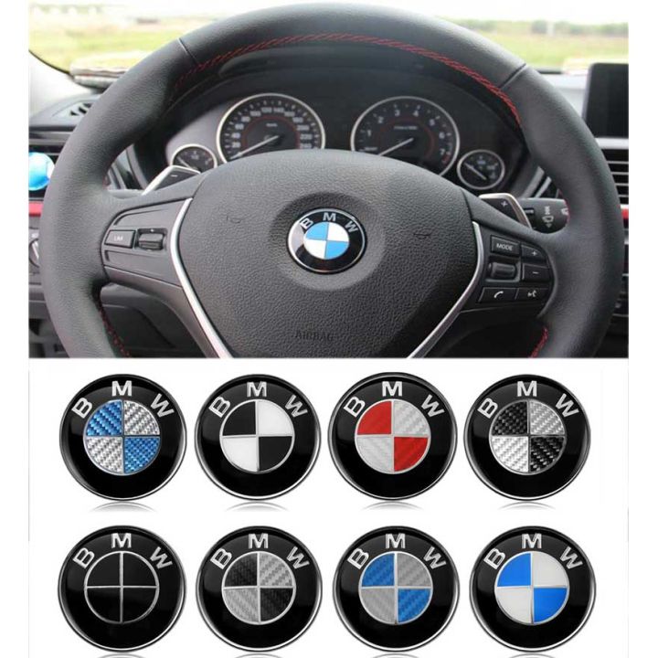 45mm Car Steering Wheel Sticker for BMW X1 X3 X5 X6 1 3 5 7 Series Auto ...
