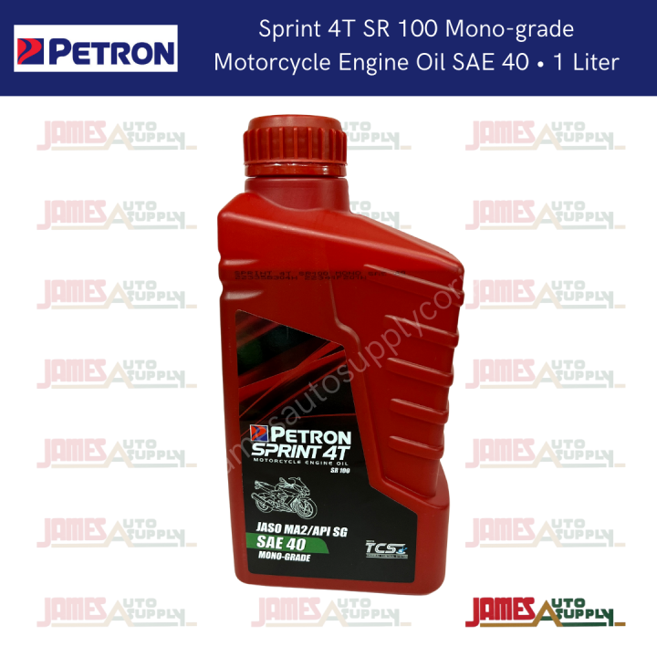 Petron Sprint 4T SR 100 Mono-grade Motorcycle Engine Oil SAE 40 | Lazada PH