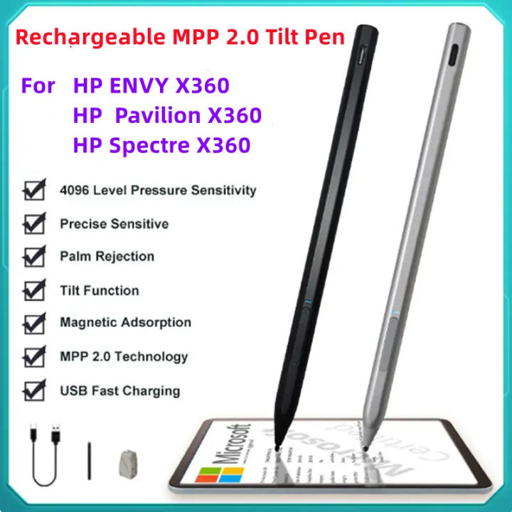 Stylus Pen For HP ENVY X360 Pavilion X360 Spectre X360 2-in-1 Laptop ...