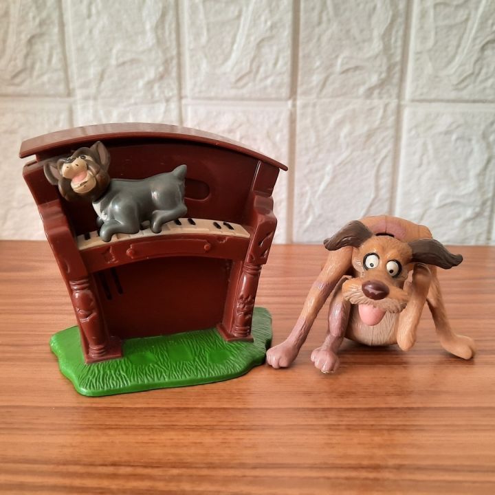 (มือสอง) ตุ๊กตาสุนัข ทรามวัยกับไอ้ตูบ Scratchy & Francois Disney Lady ...