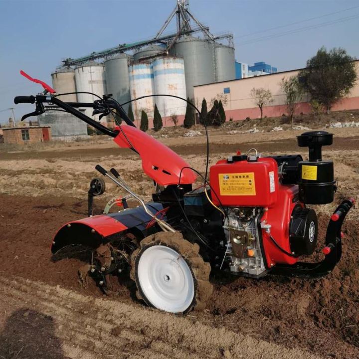 Multifunctional micro-tiller Small rotary tiller for orchard farming ...