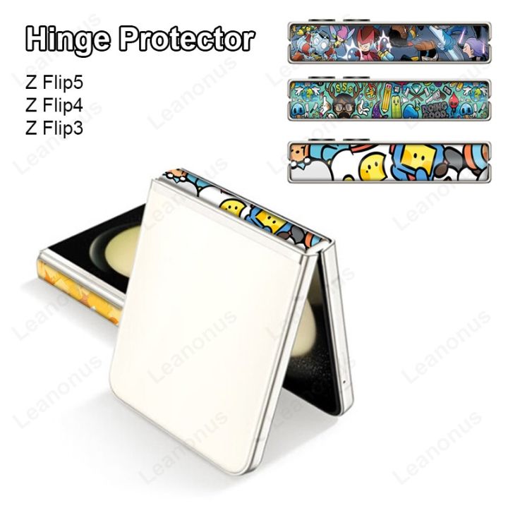 Cartoon Hinge Skin Samsung Galaxy Z Flip 5 4 3 Side Protector Film ...