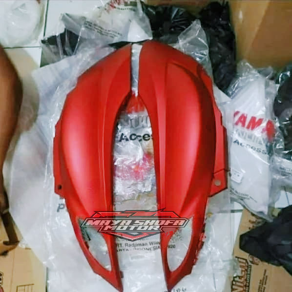 BODY BELAKANG SET FINO 125 GRANDE MERAH DOFF PRODUK ORIGINAL YAMAHA ...