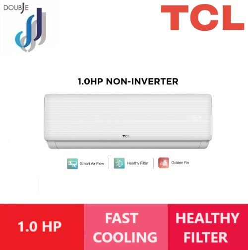 TCL 1.0HP Non-Inverter Air Conditioner R32 Fast Cooling Aircond Elite Series TAC-09CSD/XAB1 | Lazada