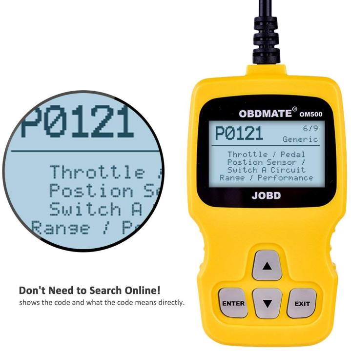 Autophix OM500 OBD2 Car Code Reader Check Engine For Honda/Toyota ...