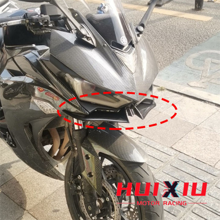 Motorcycle accessories Front aerodynamic fins Wind wings Wing guards ...